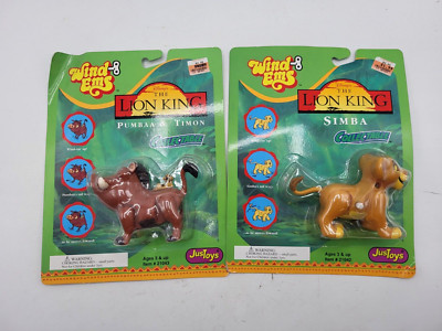 Vintage Disney The Lion King Wind Ems Wind-Up Toys Simba & Pumbaa/Timon ...