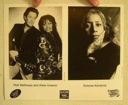 Dolores Kendrick Press Kit Photo Wall Matthews and Aleta Green | eBay