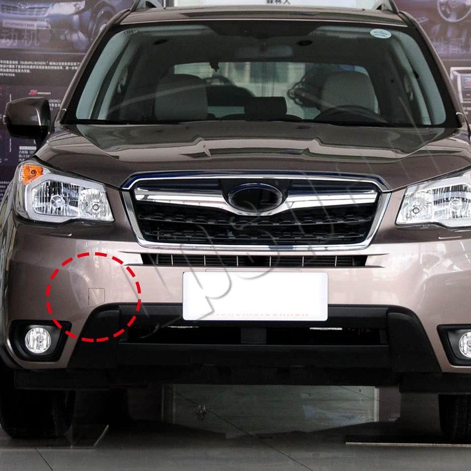 Front Bumper Tow Hook Hole Eye Cover Cap For Subaru Forester 2014-16 ...