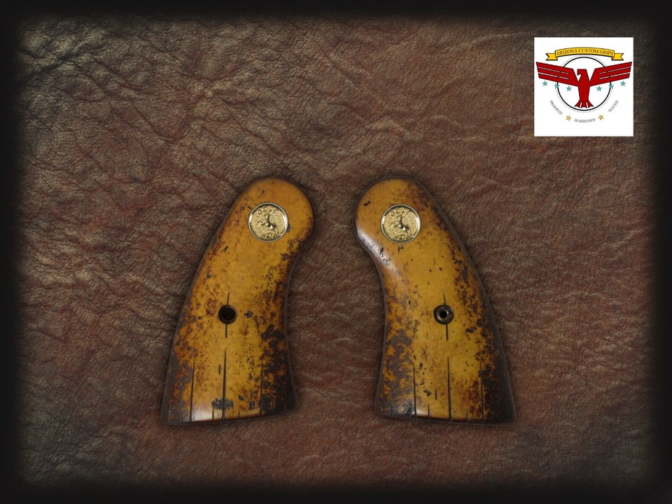 COLT PYTHON MAGNA-TUSK™ GRIPS – AGED DISTRESSED IVORY | eBay