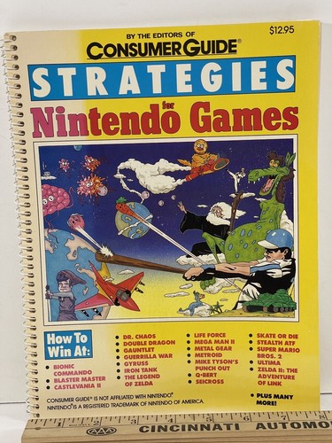 Vintage Strategies For Nintendo Games How To Win - 1989 NES Strategy ...