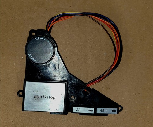 technics turntable sl 1200 mk2 parts OEM power switch, start/stop ...