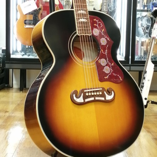 Epiphone Masterbilt J-200 Acoustic Electric Guitar Sunburst Used From ...