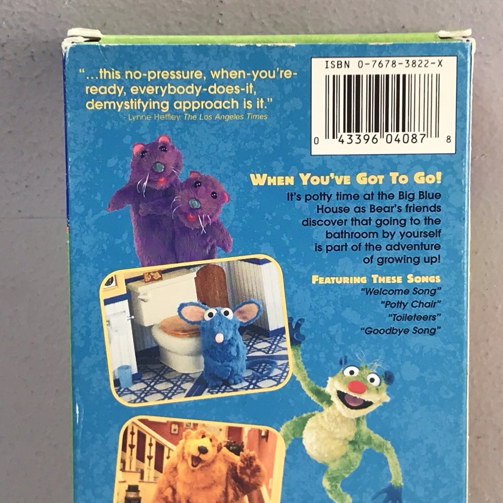 Bear in the Big Blue House Potty Time VHS | Grelly USA