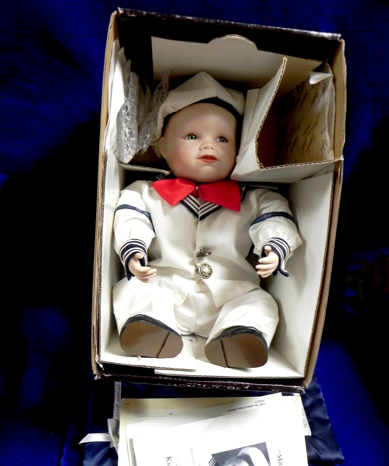 'MATTHEW' Porcelain Doll by Yolanda Bello 1987, Cute Little Sailor ...