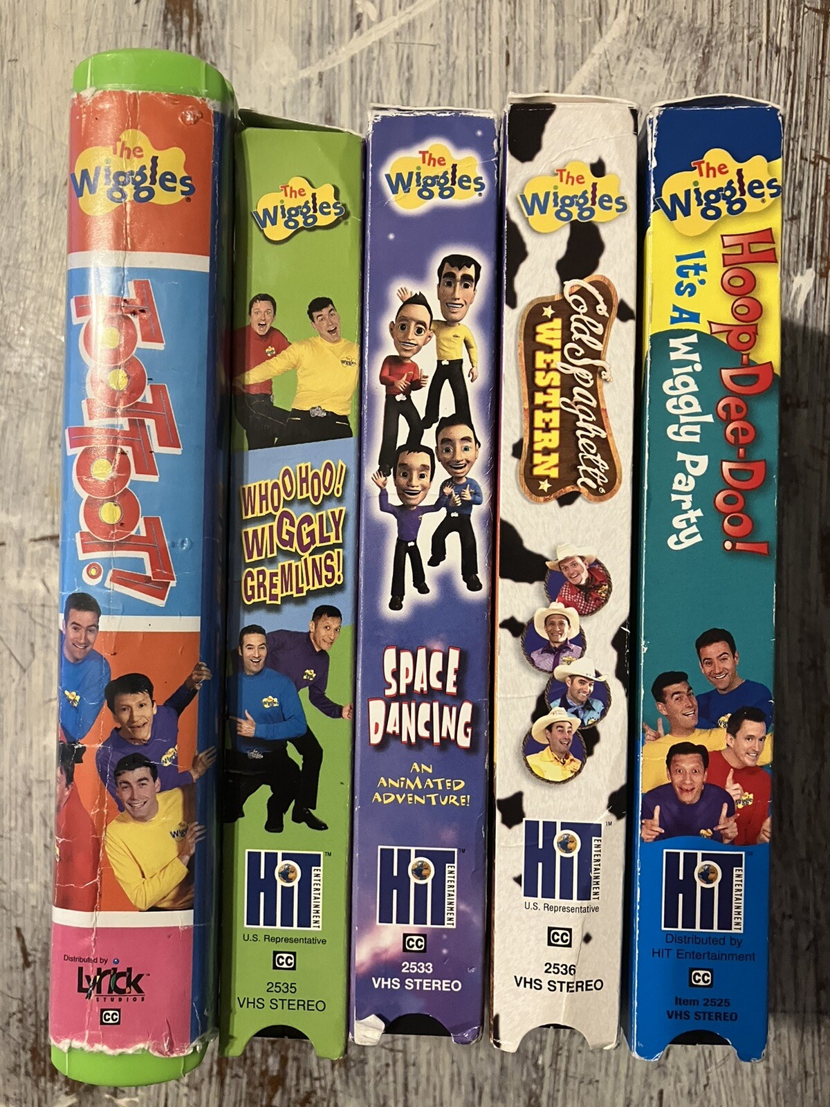 5 - The wiggles VHS lot/Space Dancing Toot | Grelly USA