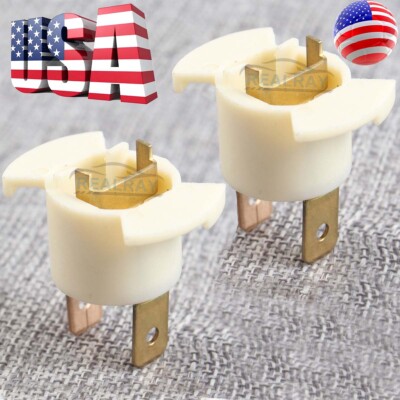 2pcs H1 Halogen Headlight Bulb Socket Holder For Honda CRV CR-V Prelude ...