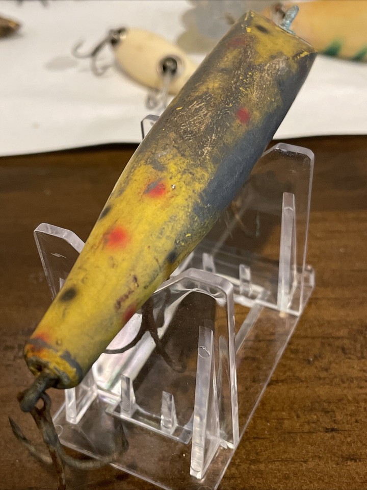 Vintage Fishing Lures Mixed Lot Of 7 Burke, Mitte, Swamp Fox, Fred ...