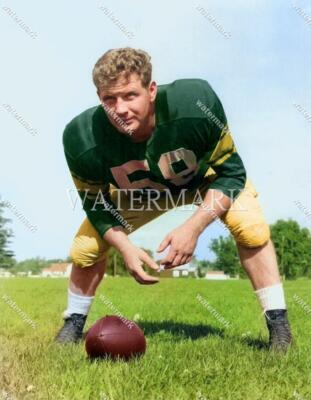 GN729 Jim Ringo Green Bay Packers 8x10 11x14 16x20 Colorized Photo | eBay