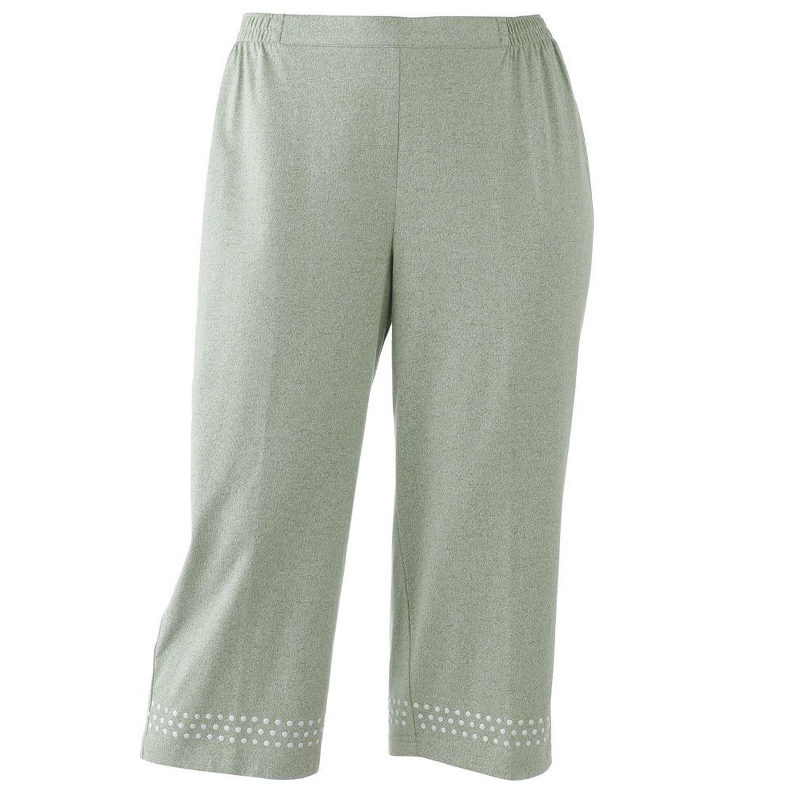 Cathy Daniels Embellished Pull-On Green Capris Pants Women's Plus | eBay