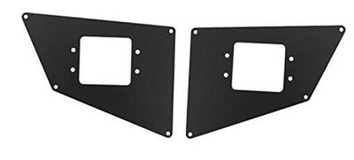 Go Rhino BR20 Light Plates - 3x3 Flush Mount | Mild Steel, Textured ...