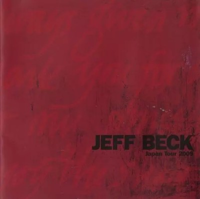 Booklet Tour Book Live Pamphlet Jeff Beck Japan 2009 | eBay UK