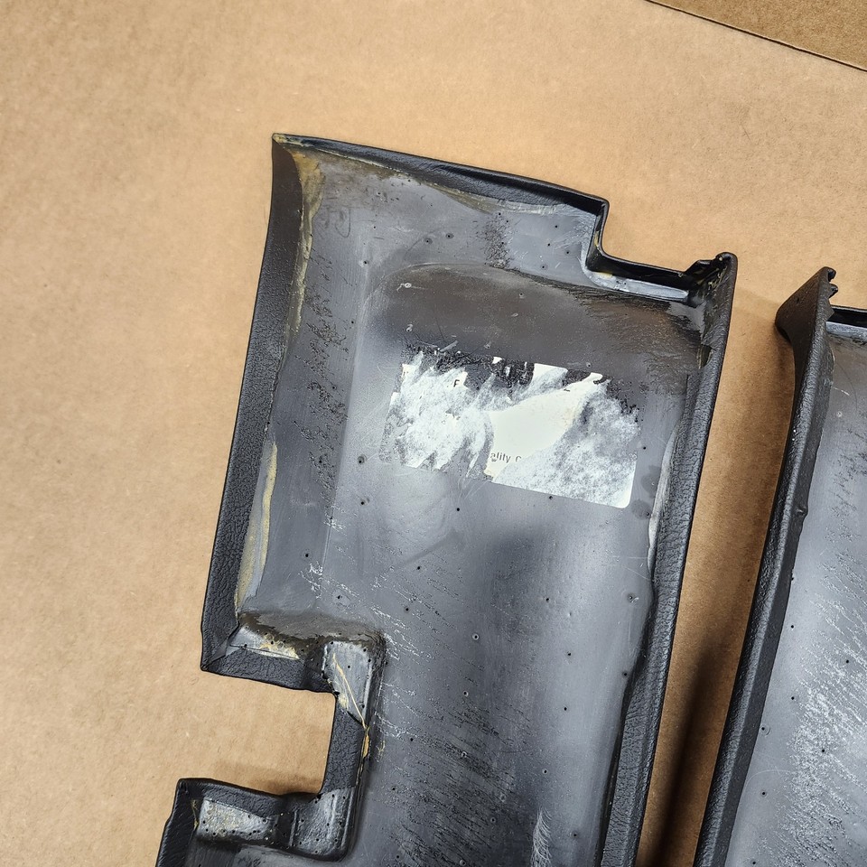 69-72 C3 Corvette REAR Roof Panels Halo Trim Panel Above COUPE Black ...