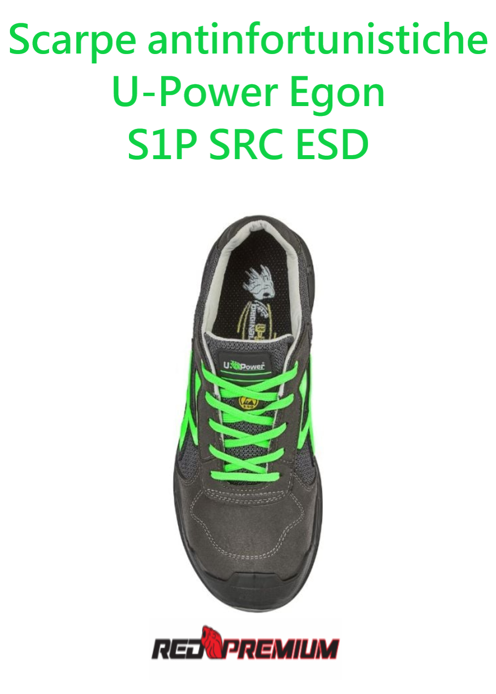 Scarpe da lavoro U-Power EGON S1P SRC ESD | eBay