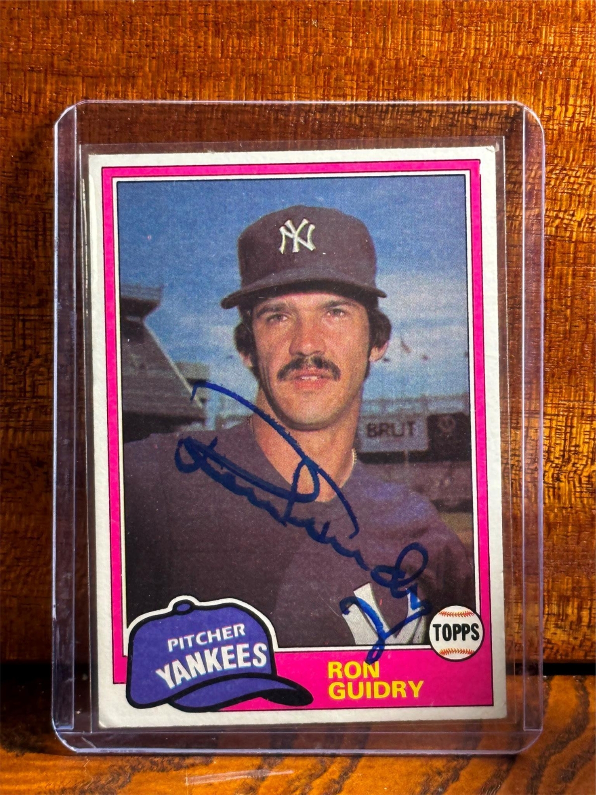 Ron Guidry Signed 1981 Topps #250 New York Yankees AUTO Autographed | eBay