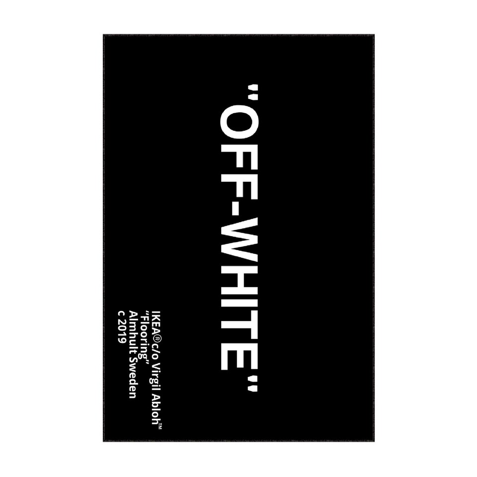 Off White Rug, Street Fashion Cool Rug, Hypeast Decor Rug, Off White ...