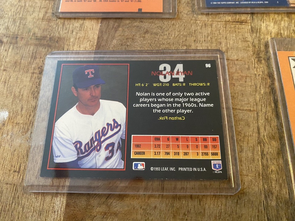 RARE NOLAN RYAN CARDS | eBay