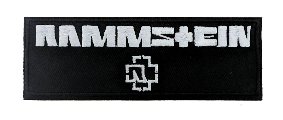 Rammstein Patches, Iron On Embroidery Band Patches, Rammstein Logo ...