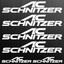 AC SCHNITZER aufkleber sticker decal tuning Auto Car 6 Stücke Pieces | eBay