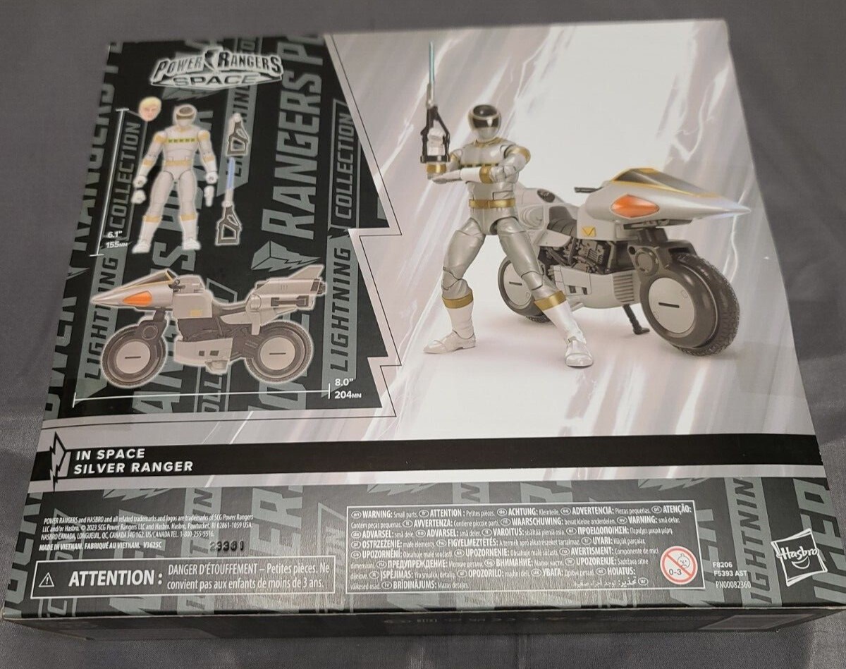 Power Rangers Lightning Collection In Space - Silver Ranger - Action ...