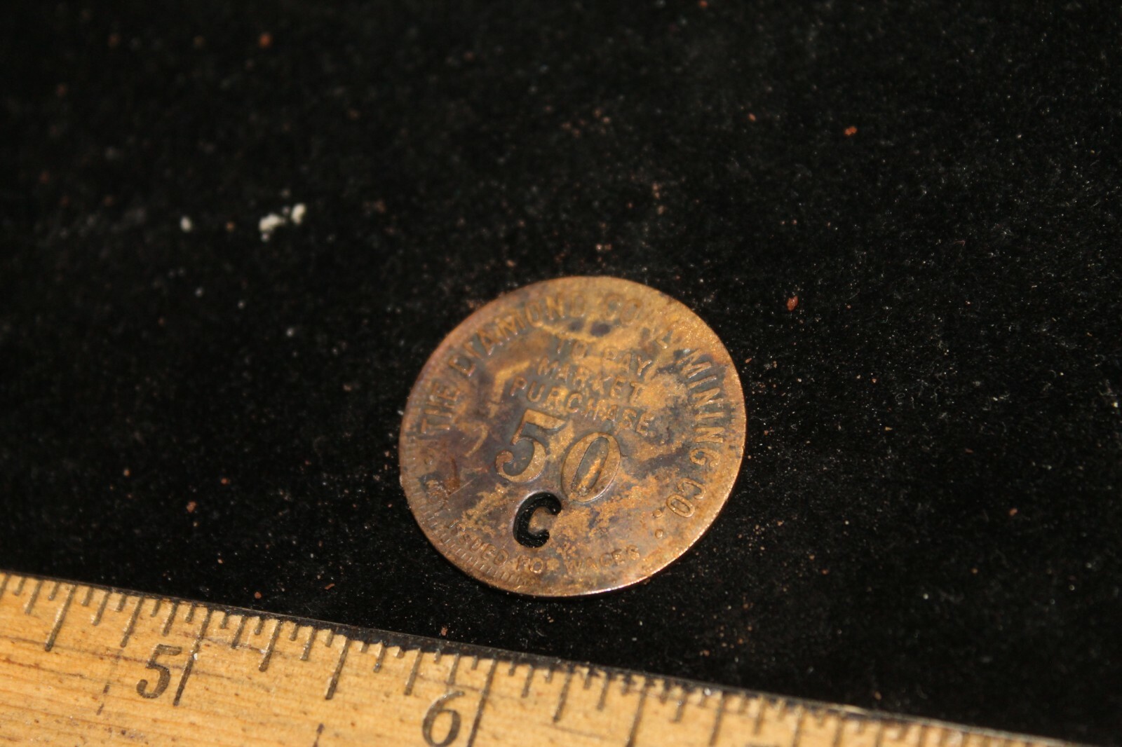 Antique Coal Mining Scrip Diamond Coal Caryville Tenn Tennessee 50 Cent ...