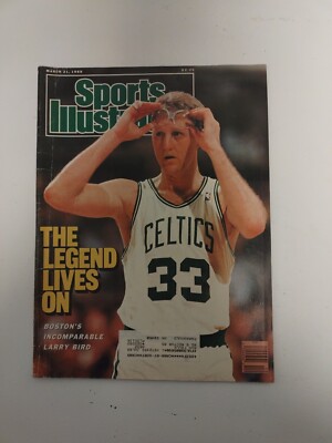 SPORTS ILLUSTRATED MAGAZINE MARCH 1988 "LARRY BIRD COVER" 🏀🏀 "Boston ...