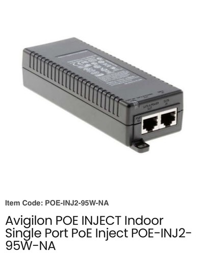 Avigilon POE INJECT Indoor Single Port PoE Inject POE-INJ2-95W-NA | eBay UK