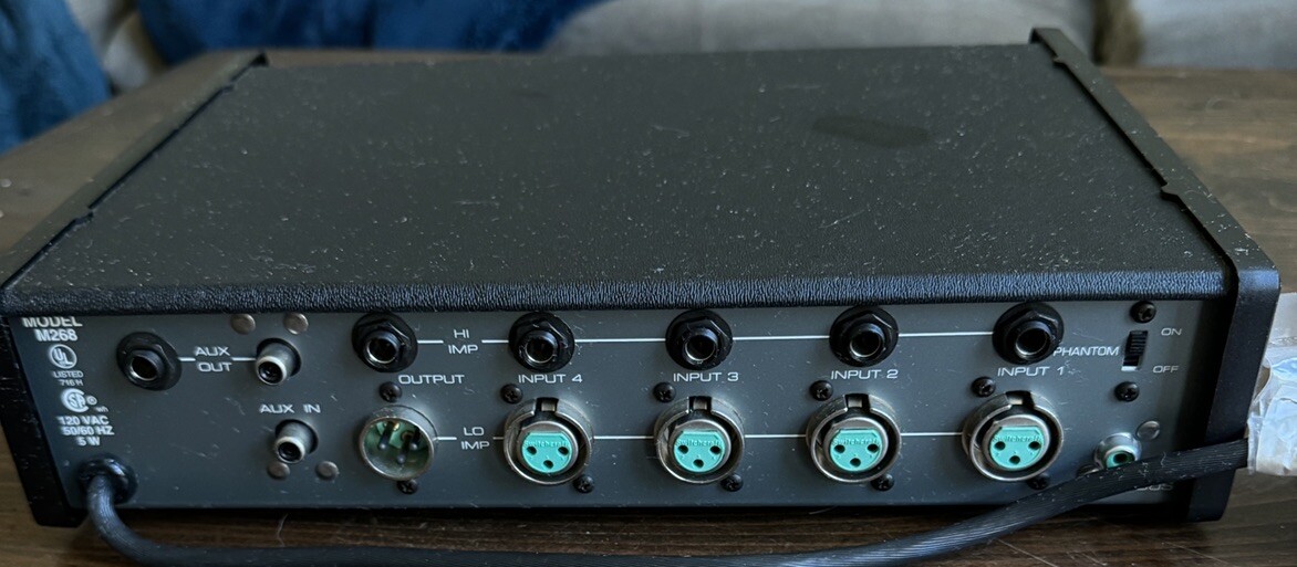 Shure M268 4 Channel Microphone Mixer - Black | eBay