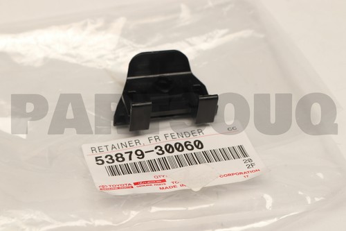 5387930060 Genuine Toyota RETAINER FR FENDER 53879-30060 | eBay