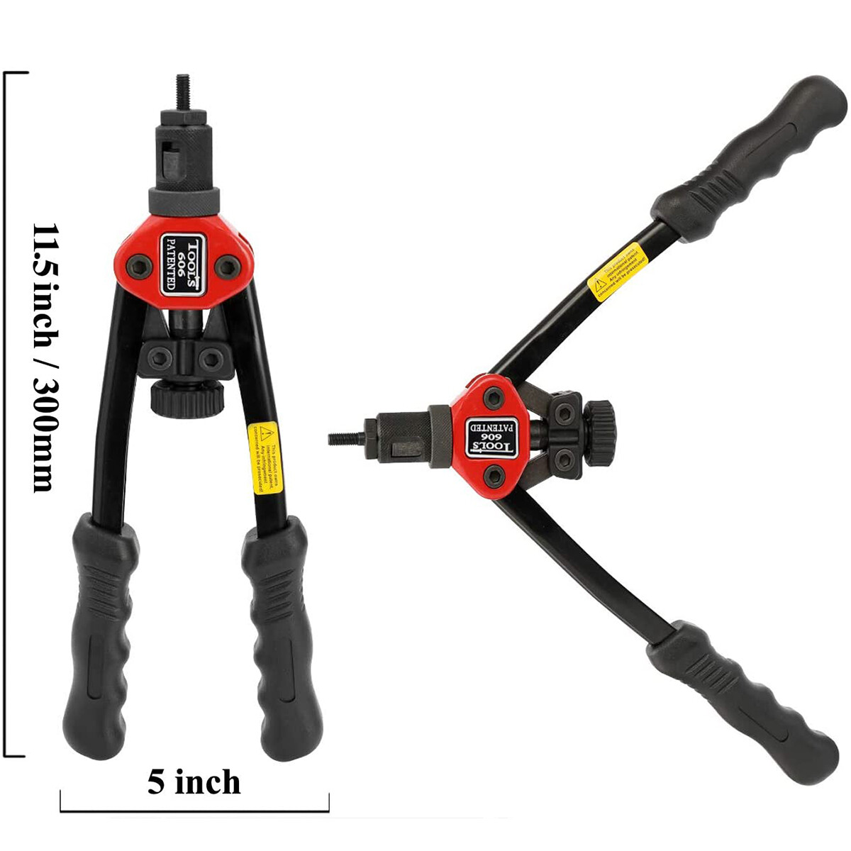 Rivet Nut Gun Kit Rivnut Setting Tools Nut Setter Hand Blind Riveter 16 ...