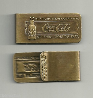 COKE COCA COLA MONEY CLIP 1904 ST. LOUIS WORLD'S FAIR | eBay