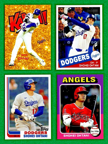 Lot of 4 2025 DDK Design Shohei Ohtani Cards Los Angeles Dodgers | eBay