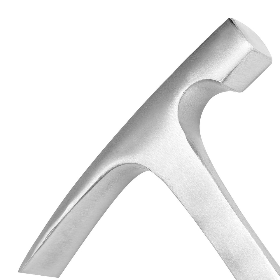 32 oz Brick Hammer, Flat head Rock Pick Hammer, 11.2 inch All Steel ...