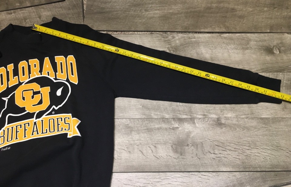 Soffe Colorado Buffaloes Sweatshirt Size Medium Rare NCAA Vintage 80s ...