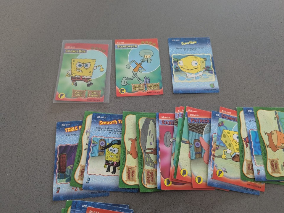 SpongeBob SquarePants Trading Card Lot First Edition | eBay