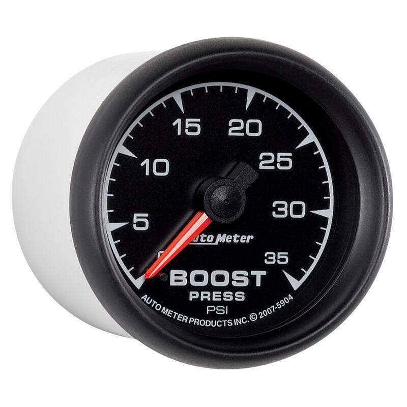 Auto Meter Boost Gauge 5904; ES Boost 0 to 35 psi 2-1/16" Full Sweep ...
