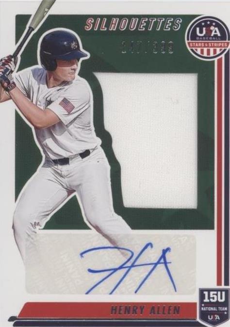 2022 Panini USA Baseball Stars & Stripes - USA Baseball Silhouettes ...