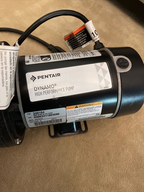 Pentair Dynamo DYNII-NI-1 HP Above-Ground Pool Pump for sale online | eBay