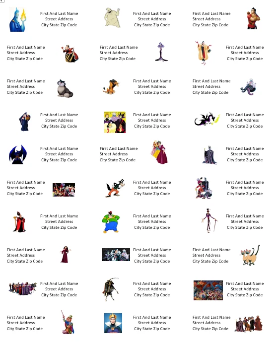 Evil Disney Characters Names