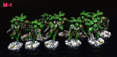 Warhammer 40k Dark Angels Primaris Jump Packs Intercessors M1 painted ...