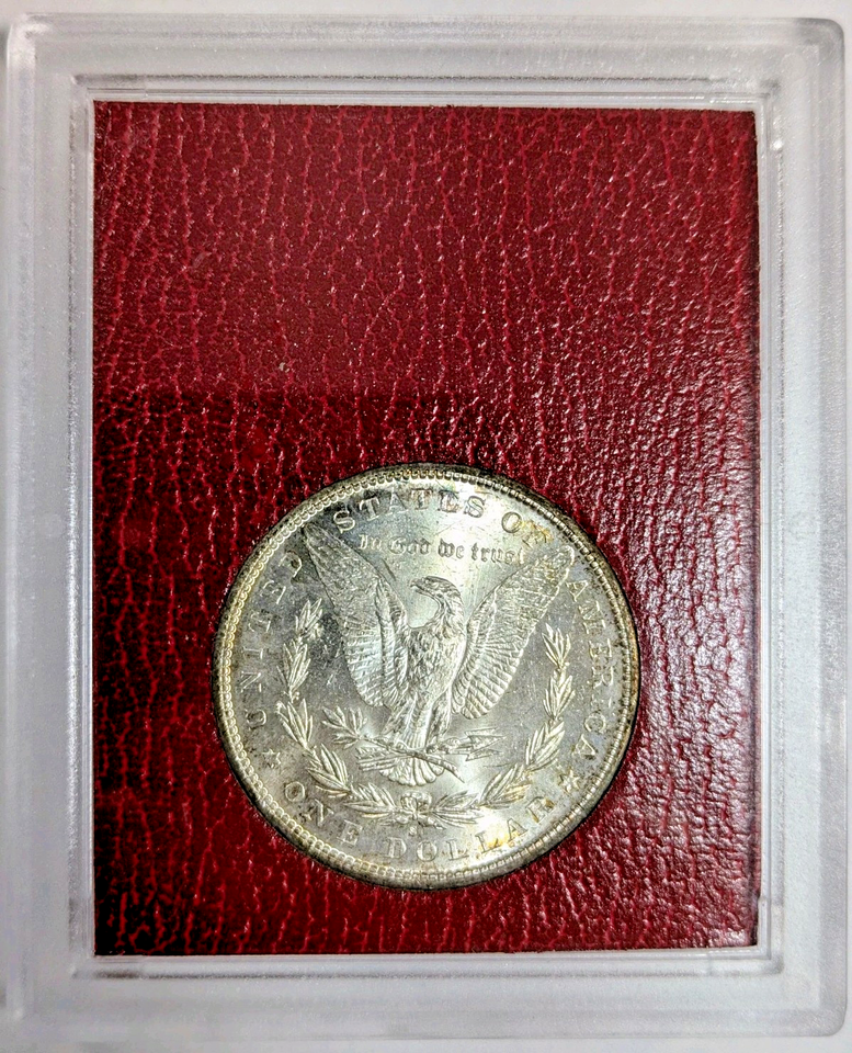 1881-S Morgan Silver Dollar Redfield Collection MS Red Paramount Holder ...