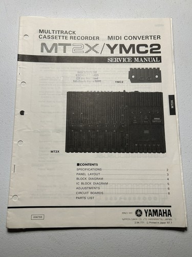 Yamaha MT2X YMC2 Cassette Tape Recorder MIDI Converter Original OEM ...