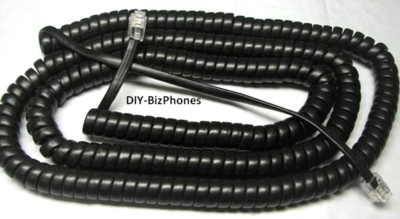 5-Pack Flat Black 25Ft Phone Long Handset Cord Samsung Grandstream ...