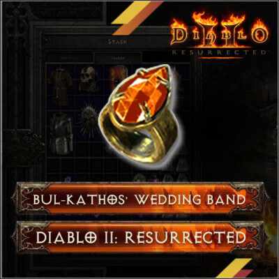 Bul-Kathos' Bul Kathos BK Wedding Band - Diablo 2 Resurrected PC/PS4 ...