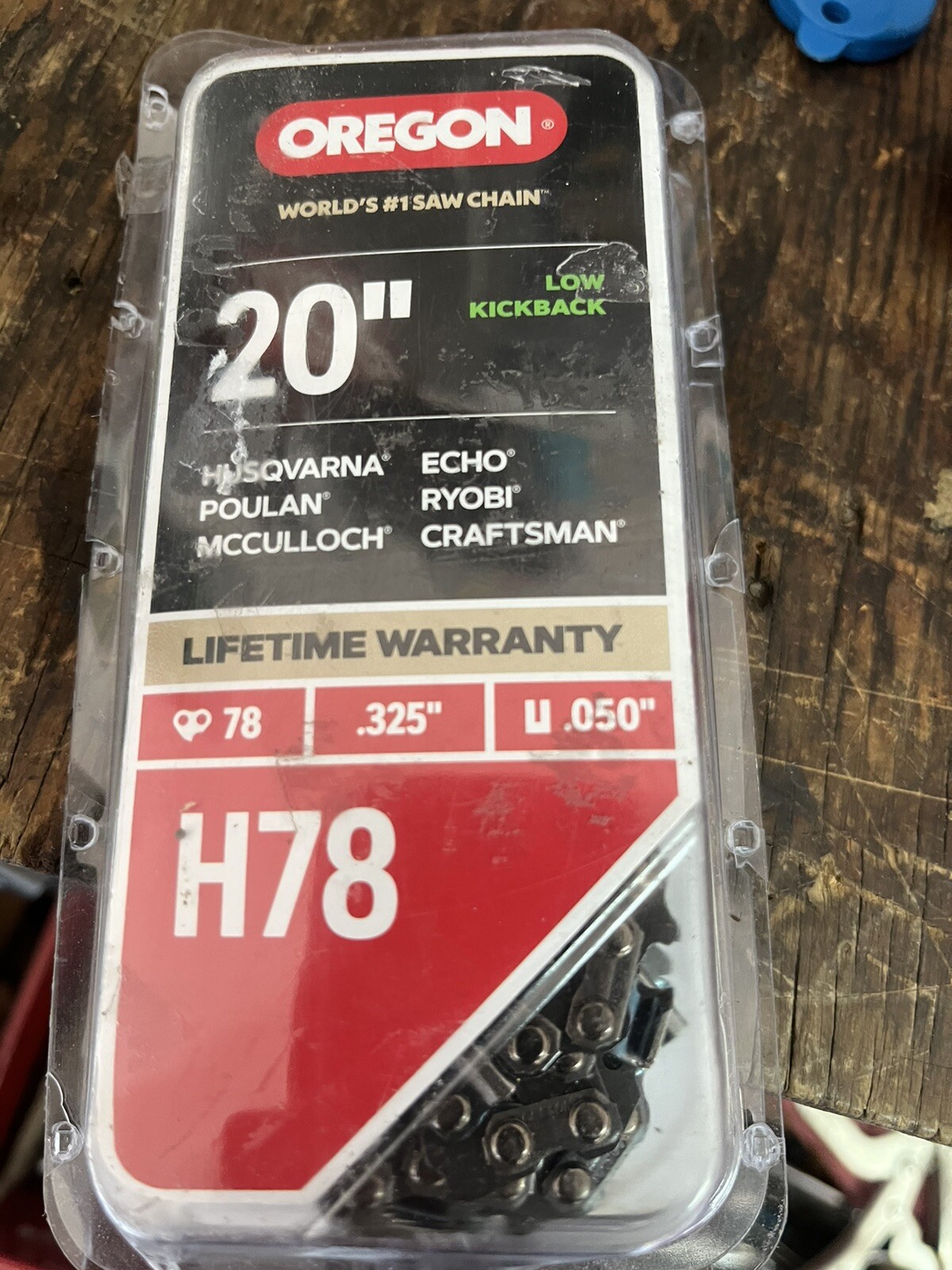 Oregon H78 Chainsaw Chain - Black Low Kickback | eBay