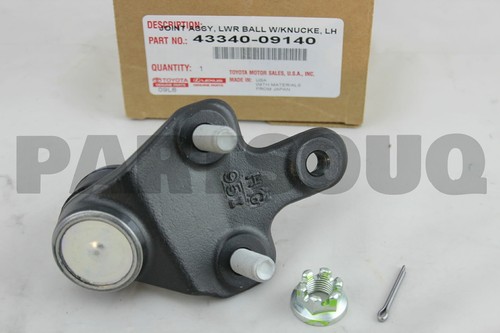 4334009140 Genuine Toyota JOINT ASSY, LOWER BALL, FRONT LH 43340-09140 ...