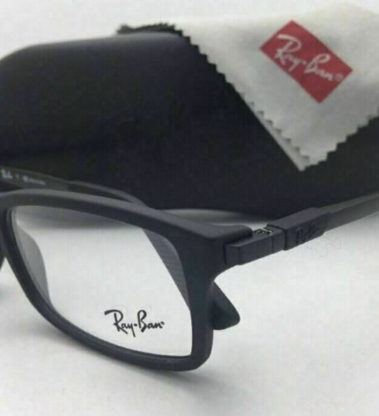 New Ray-Ban Reading Glasses RB 7017 5196 54-17 145 Matte Black Frames ...