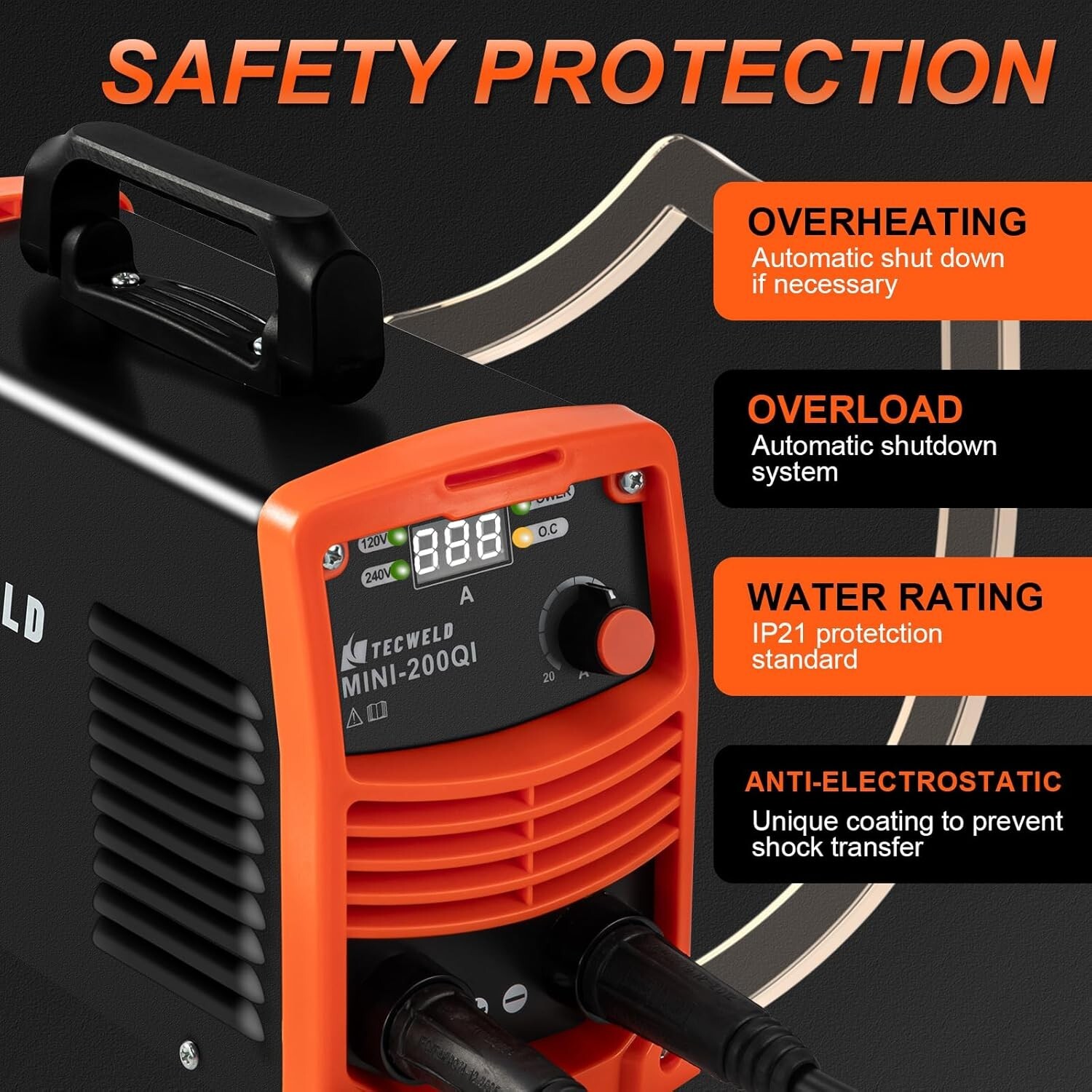 200A IGBT Inverter Welding Machine - Dual Voltage 110V/220V & 240V ...