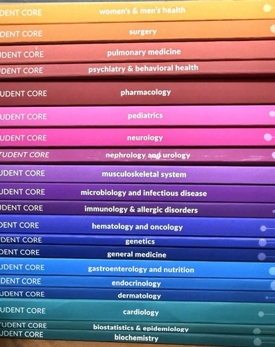 MedStudy MEDICAL STUDENT CORE BOOKS 1- 20 Free Shipping | eBay