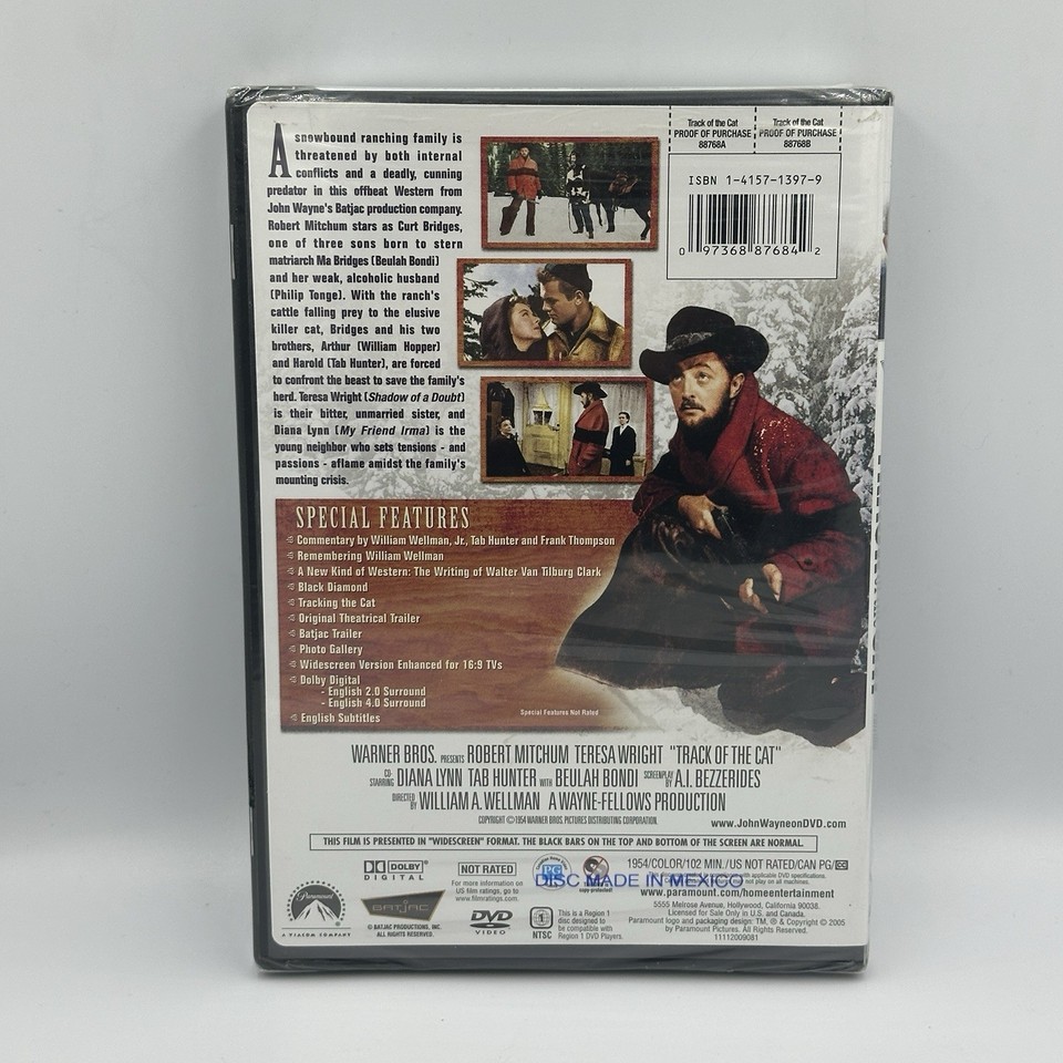 Track of the Cat (DVD) 1954 Robert Mitchum Western NEW/SEALED | eBay